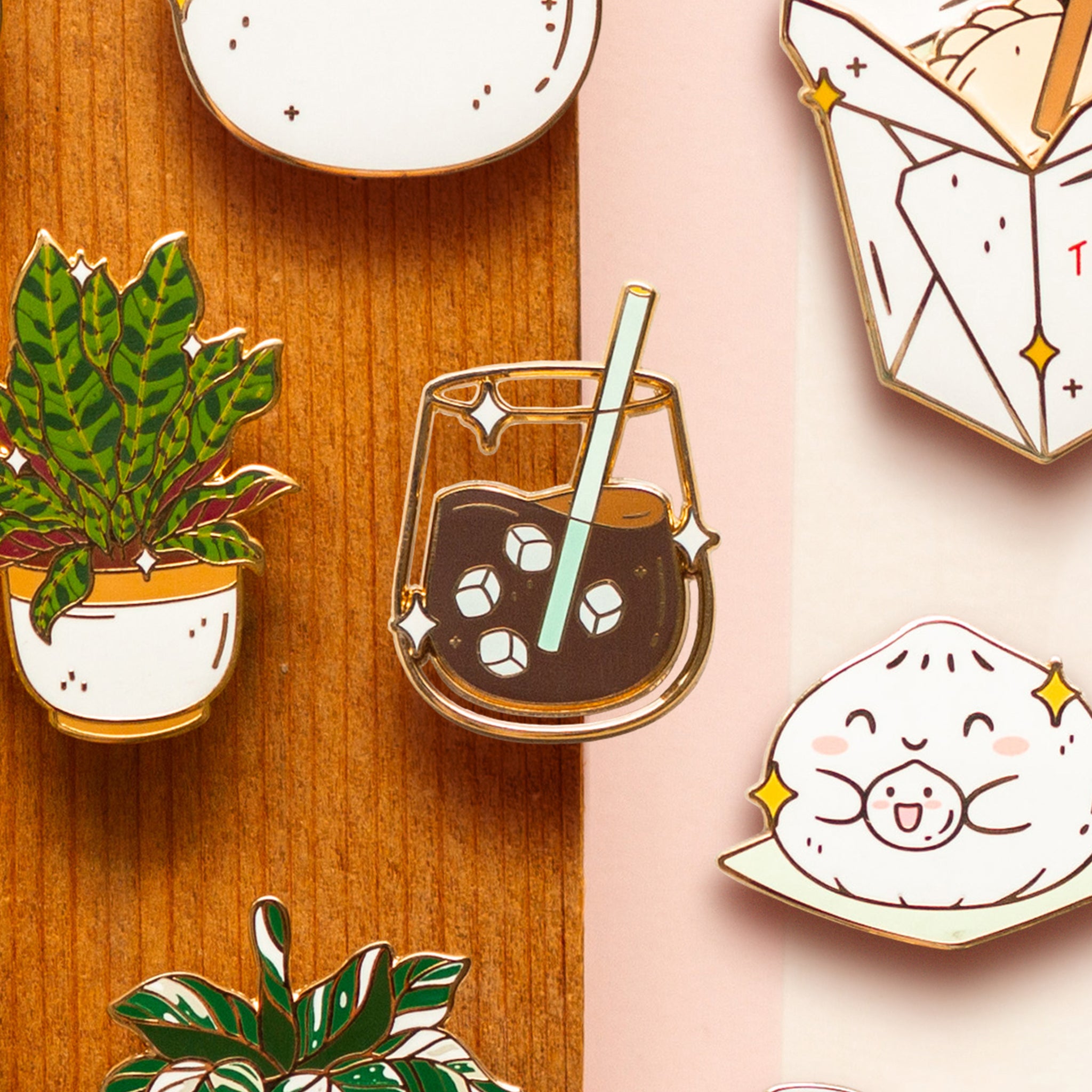 Iced Coffee Enamel Pin – occasionalish