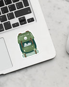 Traveler's Backpack Matte Vinyl Sticker – occasionalish