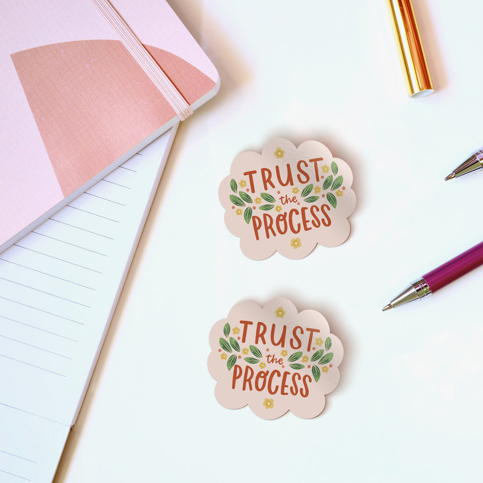 Trust the Process Vinyl Sticker – occasionalish