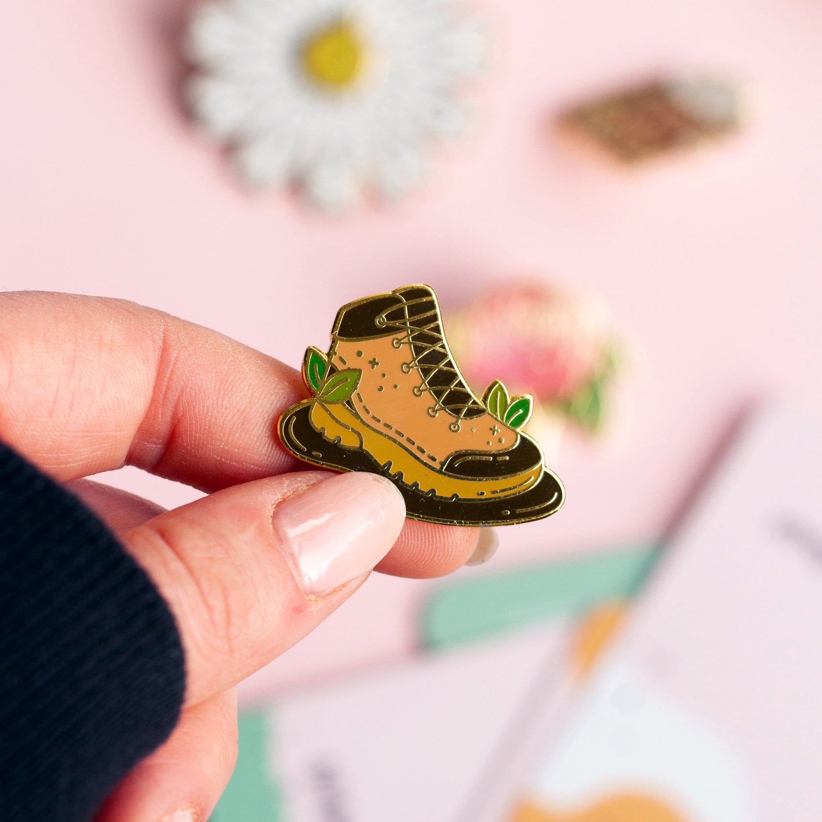 Hiking Boot Enamel Pin – occasionalish